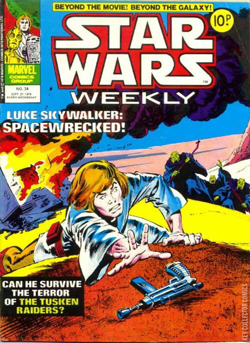 Star Wars Weekly #34 Published September 1978 | Key Col
