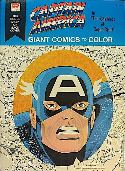 Captain America Giant Comics to Color by Western | Key Collector Comics