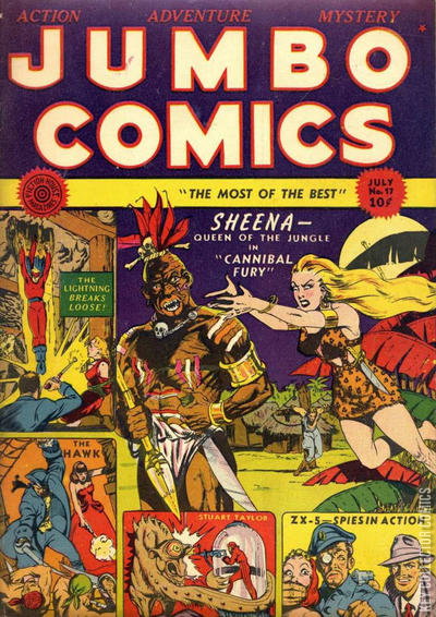 Jumbo Comics #17 Published July 1940 | Key Collector Comics