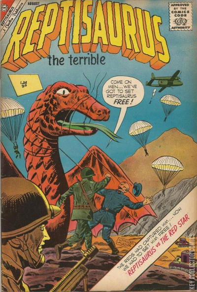 Reptisaurus #6 UK Edition Published January 1962 | Key
