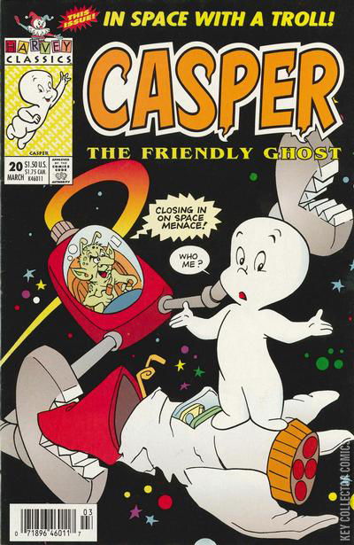 Casper the Friendly Ghost #20 Newsstand Published March 199