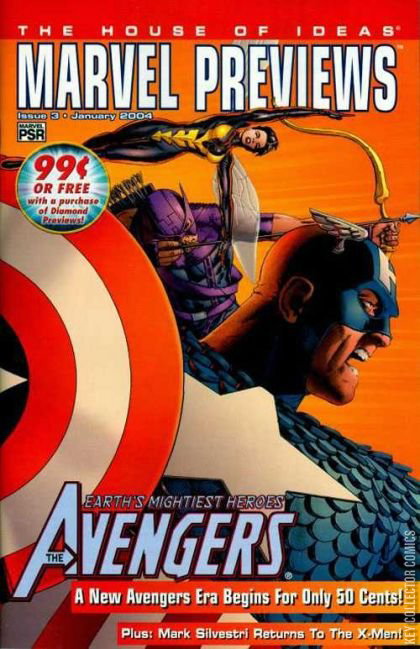 Marvel Previews #3 Published October 2003 | Key Collect