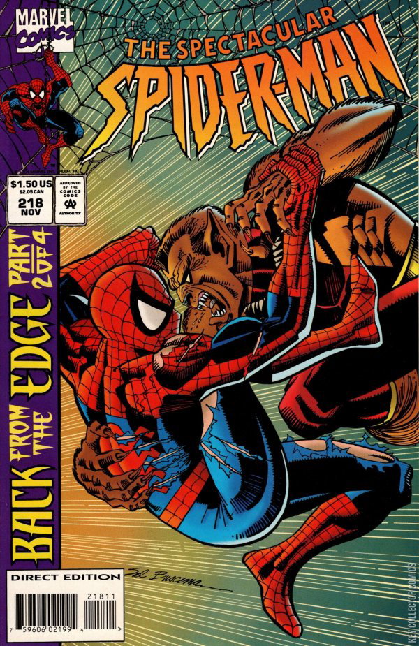 Peter Parker: The Spectacular Spider-Man #218 Published Nove