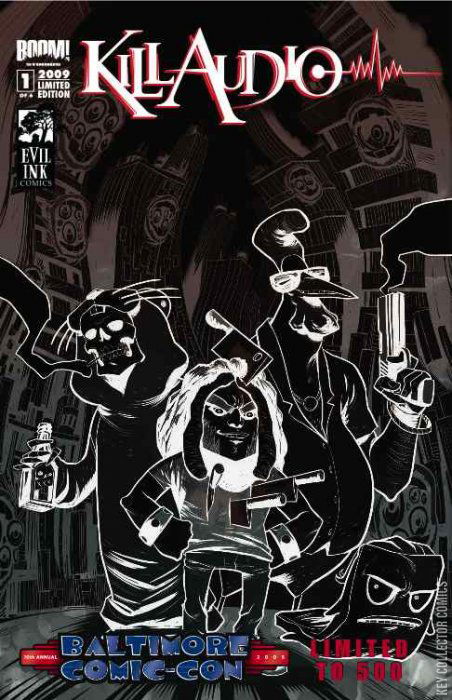 Kill Audio #1 Variant Published October 2009 | Key Col