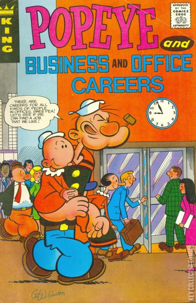 Popeye Careers Published January 1972 | Key Collector Comics