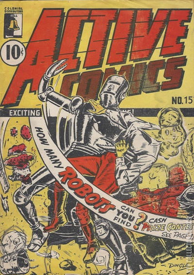 Active Comics #15 Published January 1944 | Key Collecto