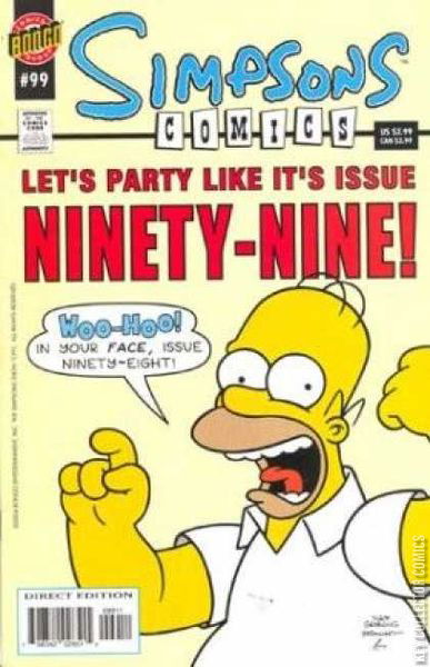 Simpsons Comics #99 Published October 2004 | Key Collec