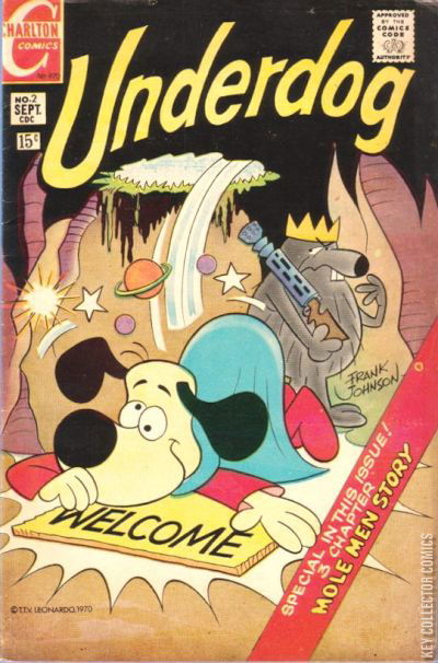 Underdog #2 Published September 1970 | Key Collector Comics