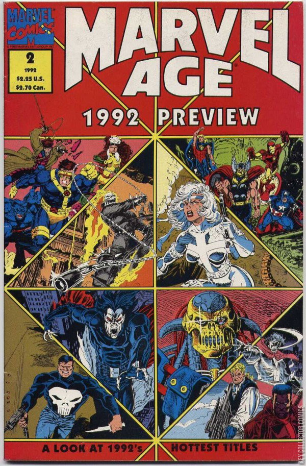 Marvel Age Preview #2 Published March 1992 | Key Collec