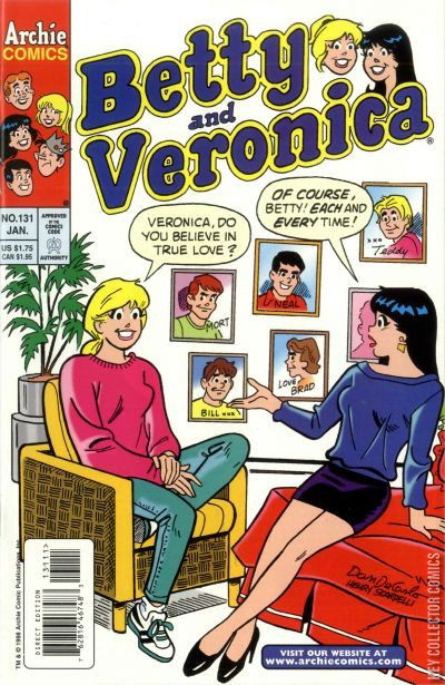 Betty and Veronica #131 Published October 1998 | Key Co