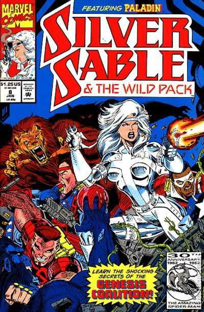 Silver Sable and the Wild Pack #8 Published January 199