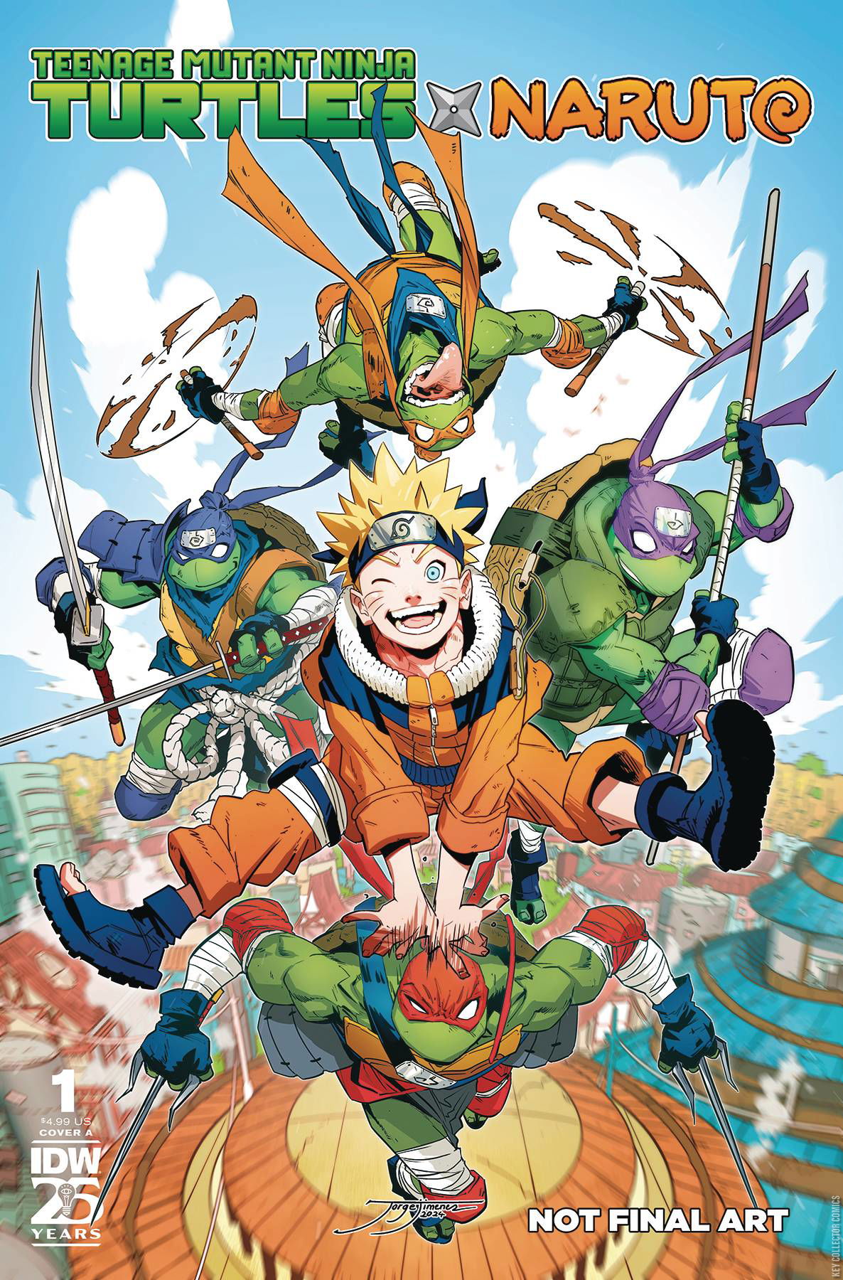 Teenage Mutant Ninja Turtles / Naruto by IDW | Key Collector Comics