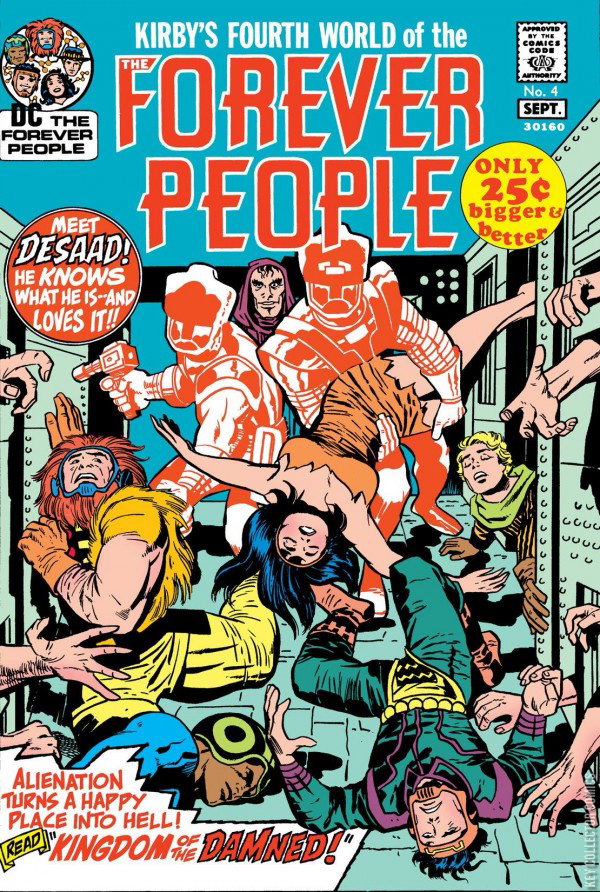 Forever People, The #4 Published September 1971 | Key C