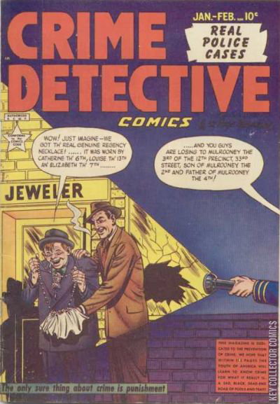 Crime Detective Comics #12 Published February 1950 | Ke