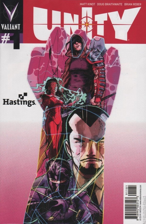 Unity #1 Variant Published November 2013 | Key Collect