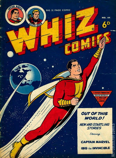 Whiz Comics #64 Published January 1950 | Key Collector