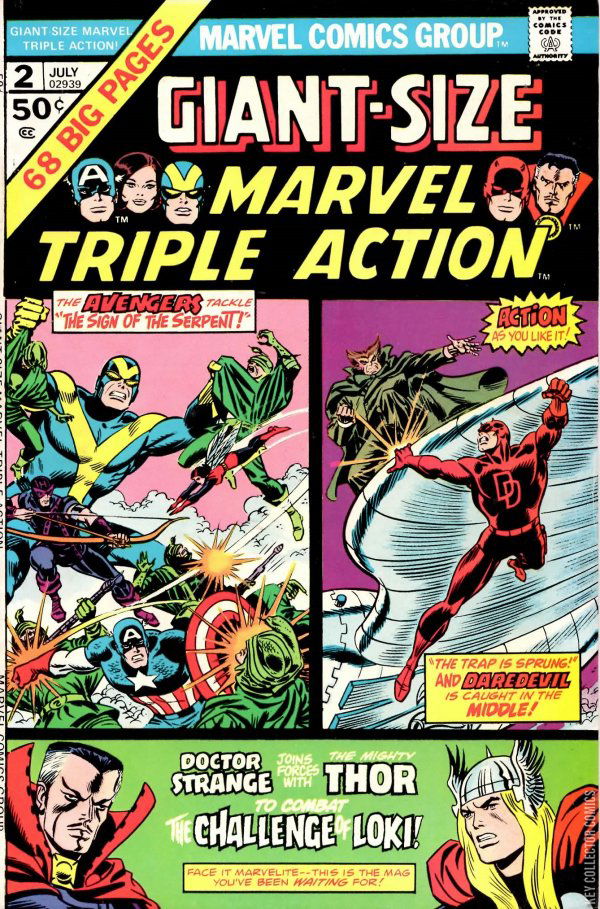 Giant Size Marvel Triple Action #2 Published July 1975