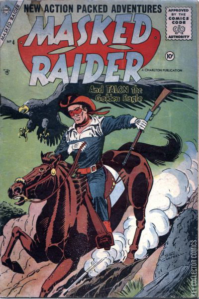 Masked Raider #4 Published April 1956 | Key Collector Comics