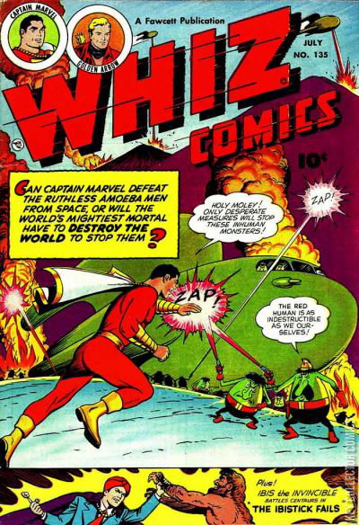 Whiz Comics #135 Published July 1951 | Key Collector Comics