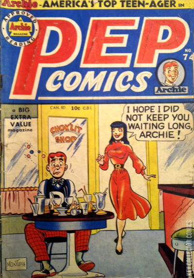 Pep Comics #74 Canadian Published January 1949 | Key C