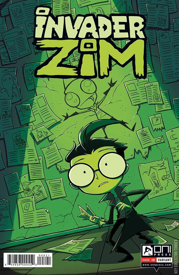 Invader Zim #8 Variant Published March 2016 | Key Coll