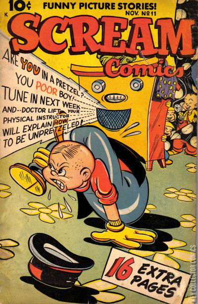 Scream Comics #11 Published November 1946 | Key Collect