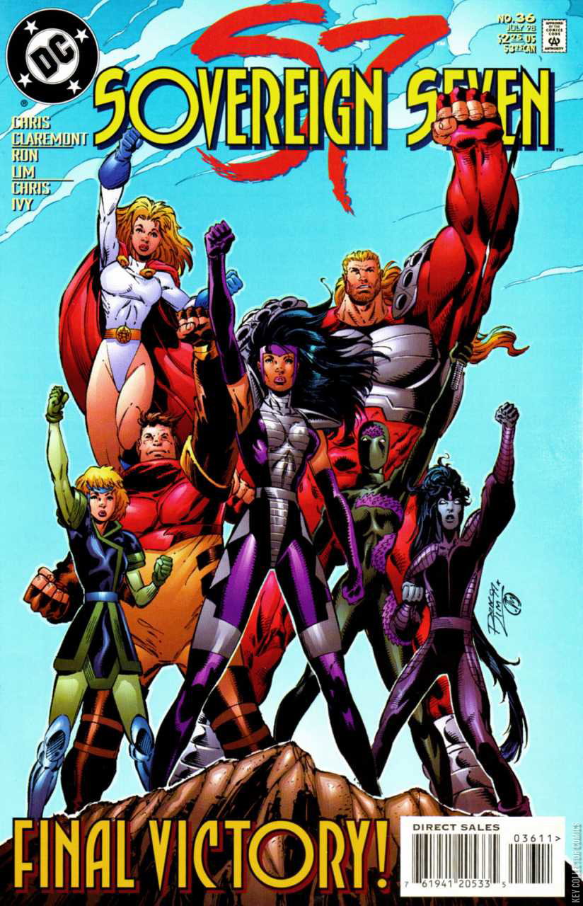 Sovereign Seven #36 Published July 1998 | Key Collector