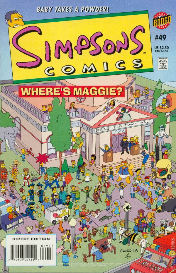Simpsons Comics #49 Published June 2000 | Key Collector