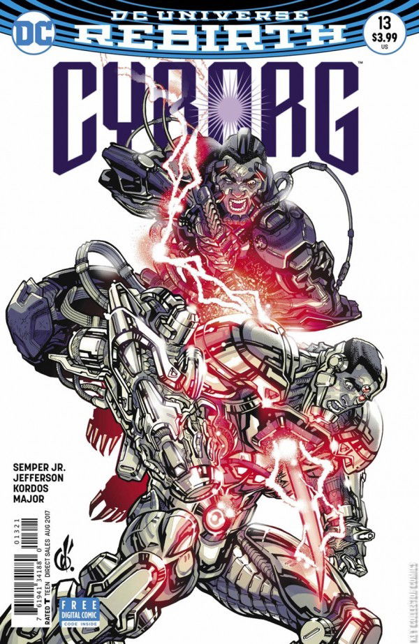Cyborg #13 Variant Published June 2017 | Key Collector