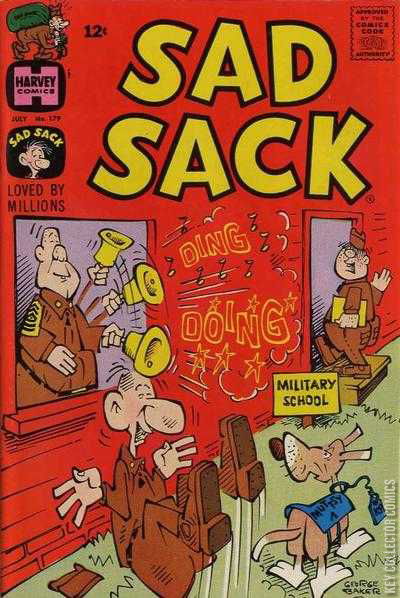 Sad Sack Comics #179 Published December 1969 | Key Coll