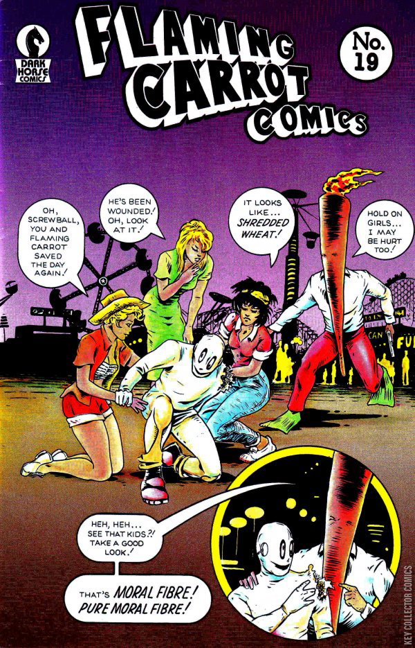 Flaming Carrot Comics #19 Published July 1988 | Key Col