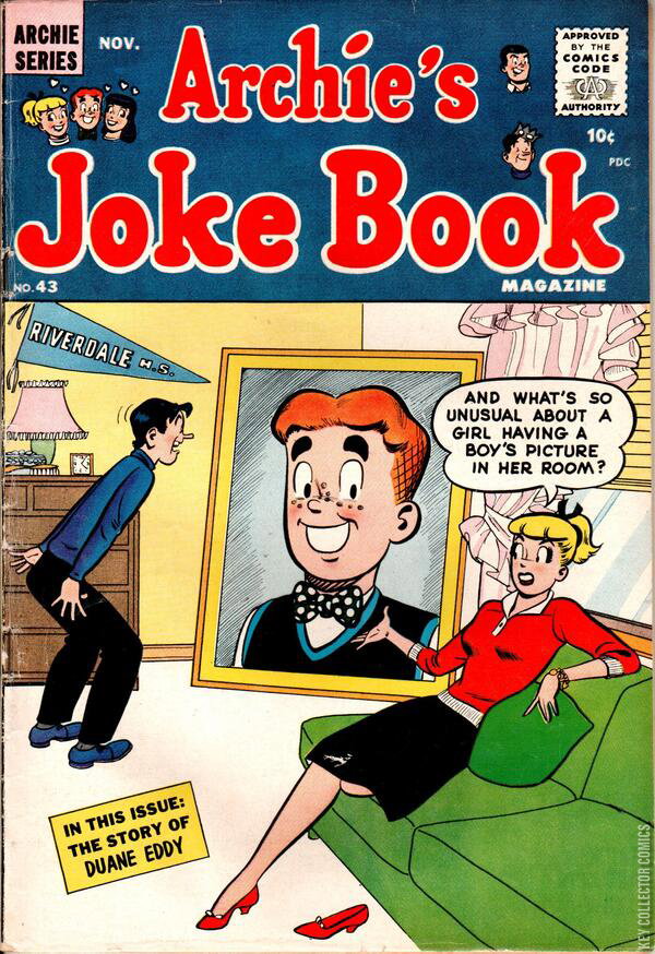 Archie's Joke Book Magazine #43 Published November 1959