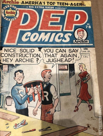 Pep Comics #78 Published August 1950 | Key Collector Comics