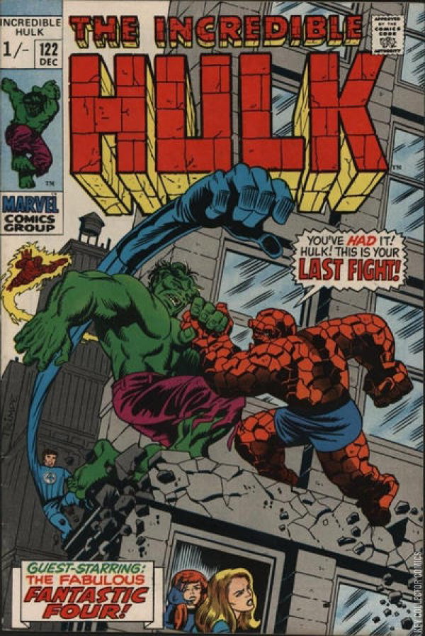 Incredible Hulk #122 Published December 1969 | Key Col