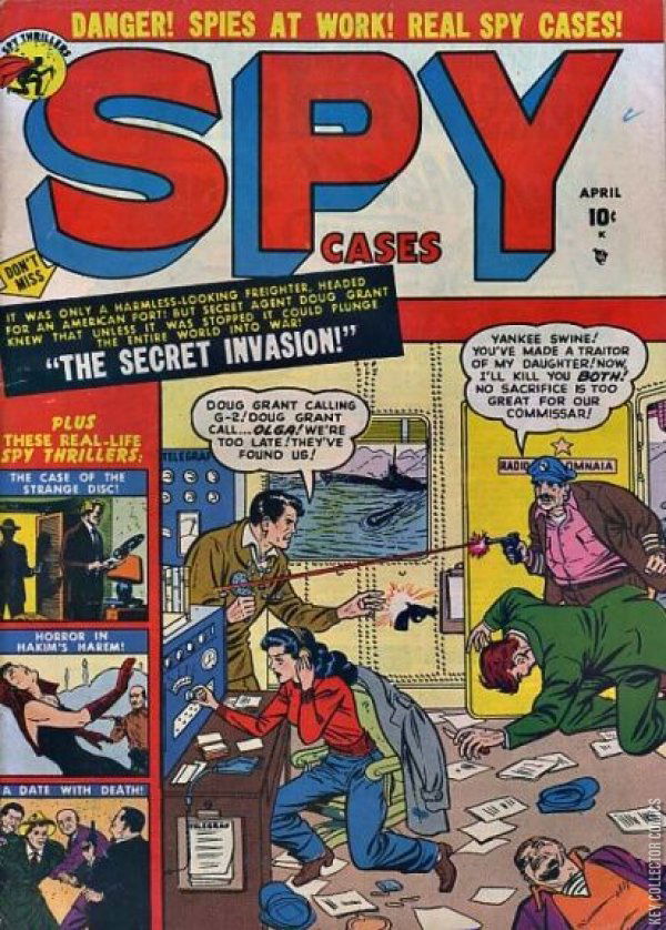 Spy Cases #4 Published December 1950 | Key Collector Comics