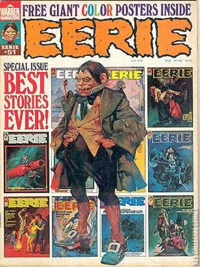 Eerie Magazine #51 Published September 1973 | Key Colle