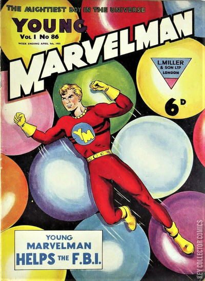 Young Marvelman #86 UK Edition Published January 1954