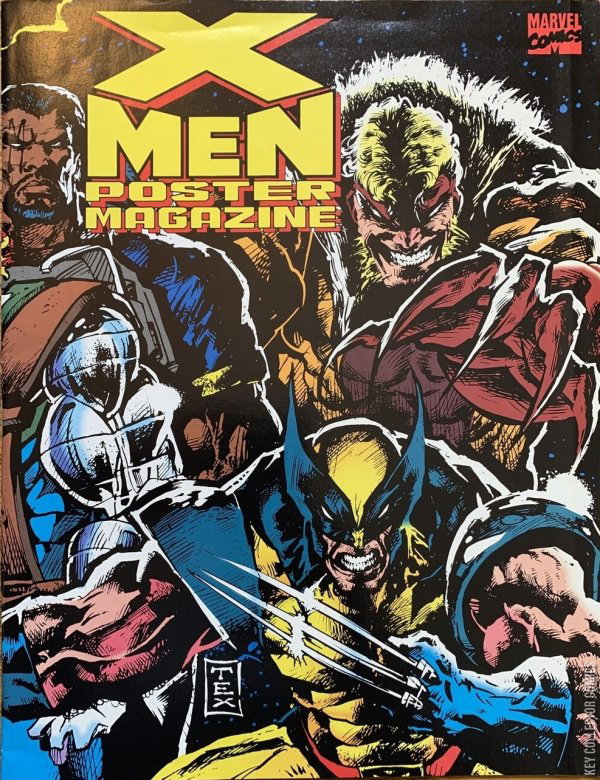 X-Men Poster Magazine #2 Published January 1993 | Key C