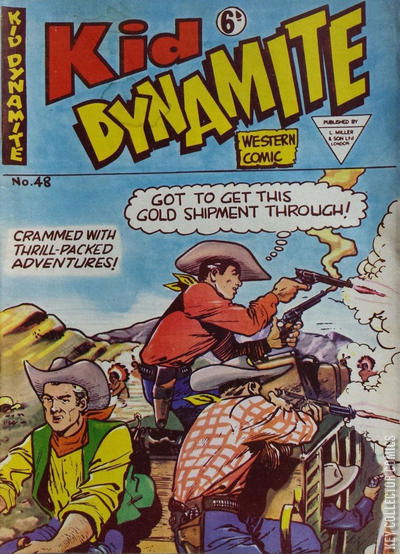 Kid Dynamite Western Comic #48 UK Edition Published January
