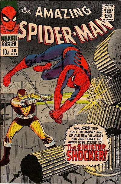Amazing Spider-Man #46 UK Edition Published March 1967