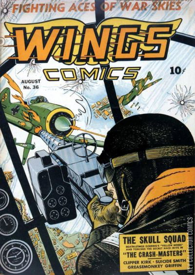 Wings Comics #36 Published August 1943 | Key Collector