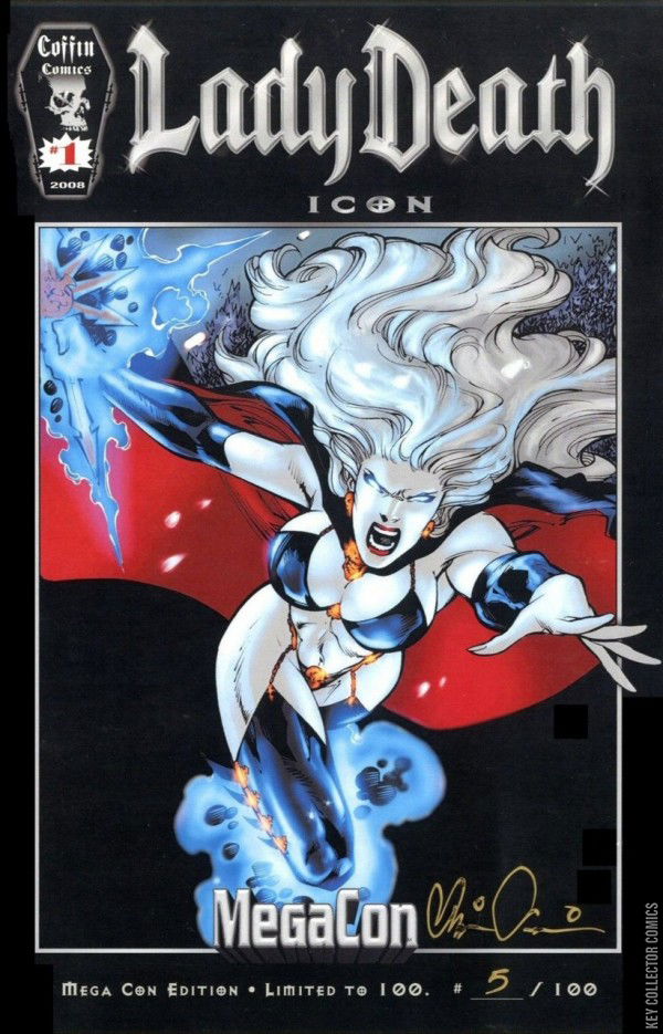 Lady Death: Icon #1 MegaCon Published January 2008 | K