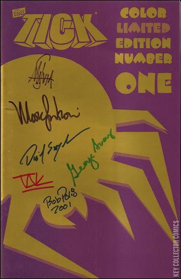 The Tick: Color #1 Gold Published February 2001 | Key