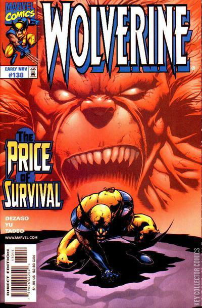 Wolverine #130 Published November 1998 | Key Collector