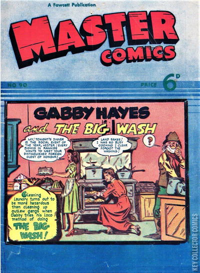 Master Comics #90 UK Edition Published January 1950