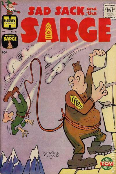 Sad Sack & the Sarge #17 Published February 1960 | Key