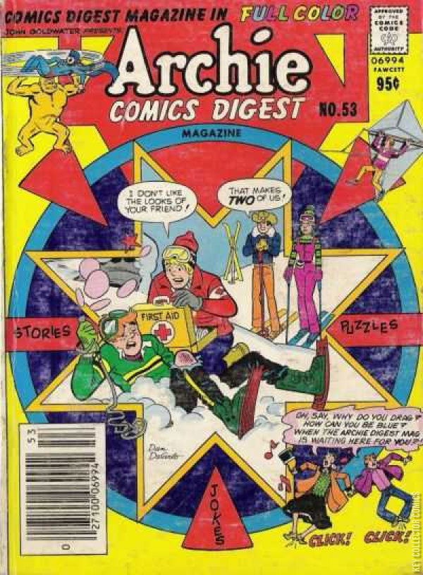 Archie Comics Digest #53 Published April 1982 | Key Col