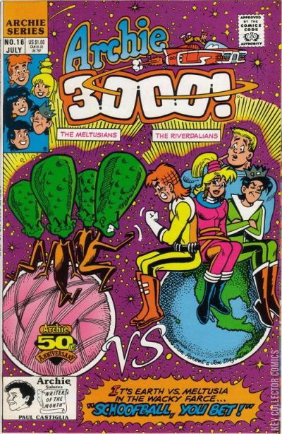 Archie 3000 #16 Published July 1991 | Key Collector Comics