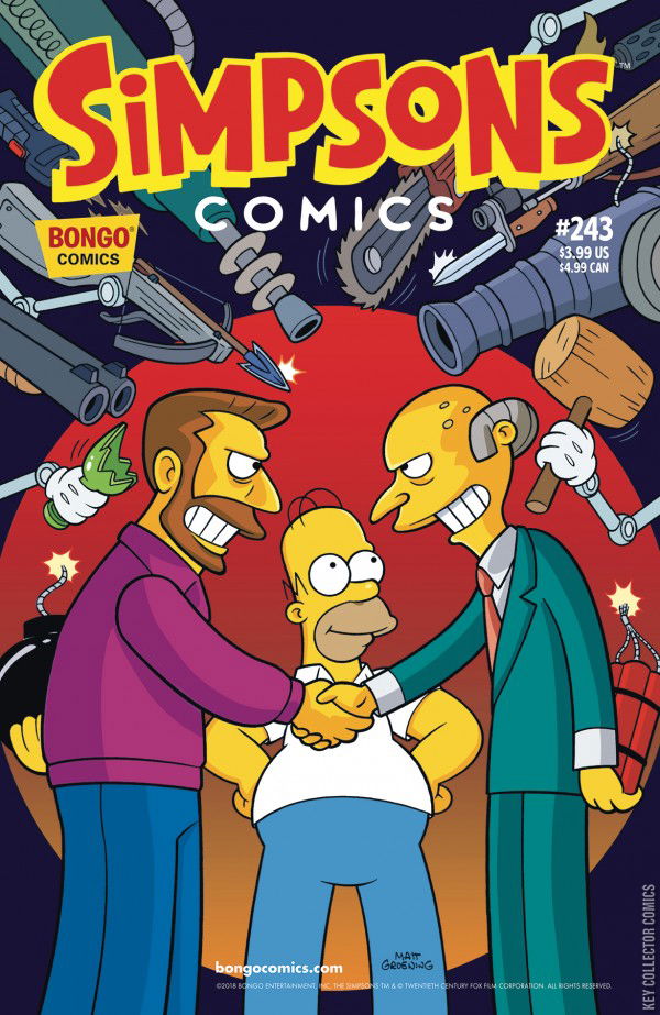 Simpsons Comics #243 Published April 2018 | Key Collect
