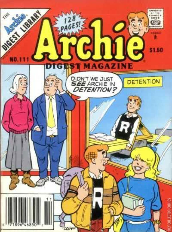 Archie Comics Digest #111 Published November 1991 | Key